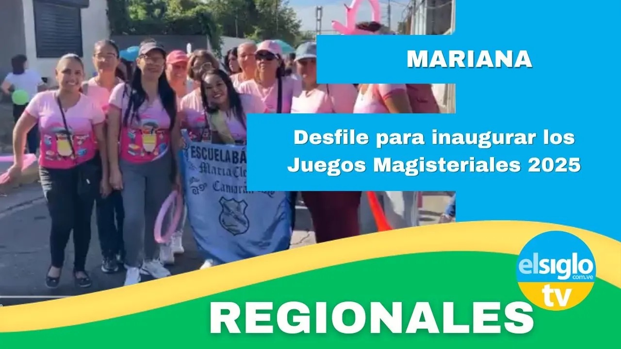 Mariara desfila para inaugurar los Juegos Magisteriales 2025