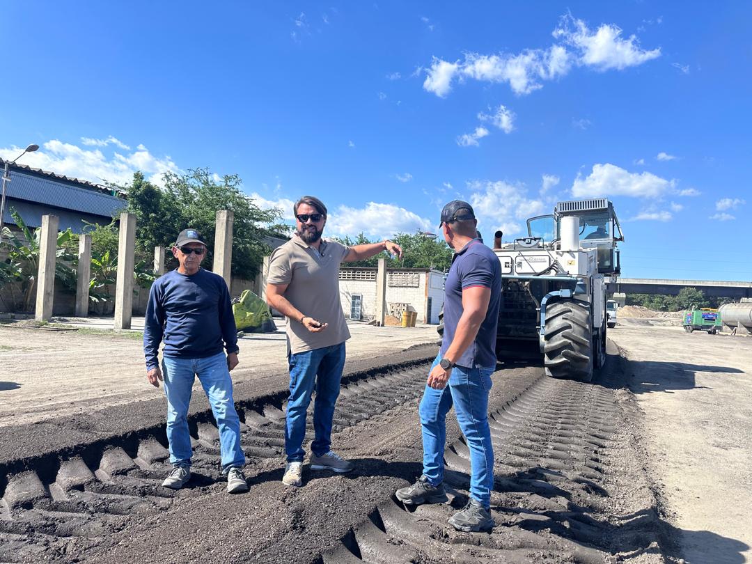 Activan producción de asfalto frío reciclado en Girardot